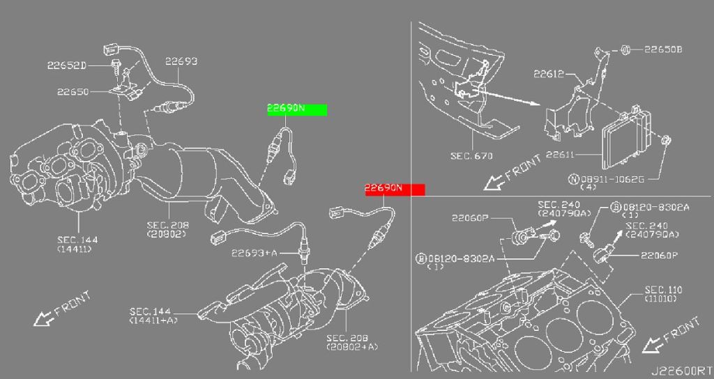 OEM 350Z O2 Sensor - Nissan Race Shop