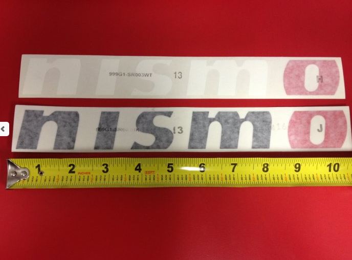 Nismo Die Cut Decal 11 inch - Nissan Race Shop