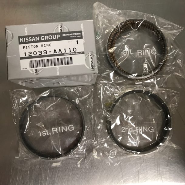 GENUINE JDM NISSAN PISTON RING SET - R34 NEO (RB25DET) - Nissan Race Shop