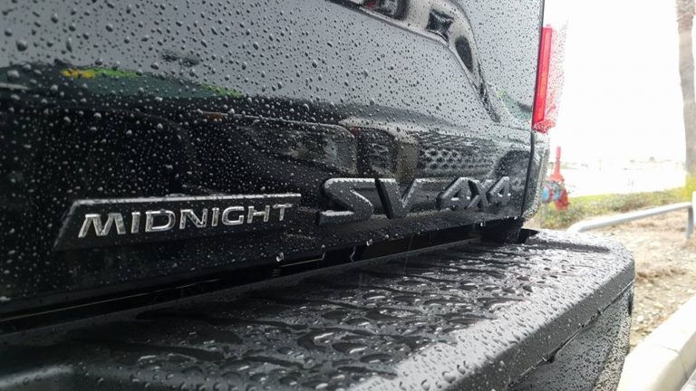 Midnight Edition Emblem (Rear Tailgate) - 2016 Nissan Titan XD